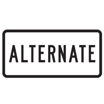 Text Route Marker Sign – U.S. Signs and Safety